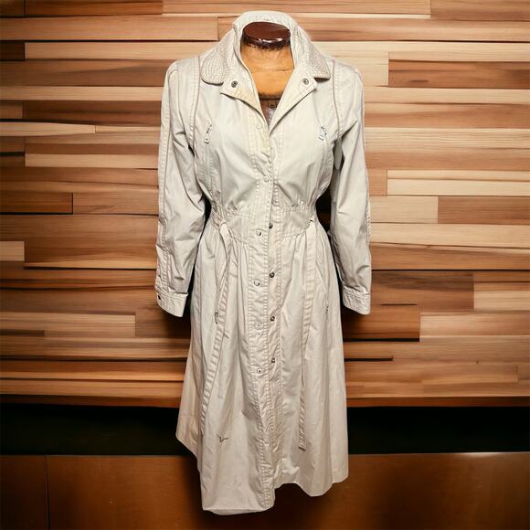Unbranded | Jackets & Coats | Vintage 8s New Wave Trench Coat Size 2 ...